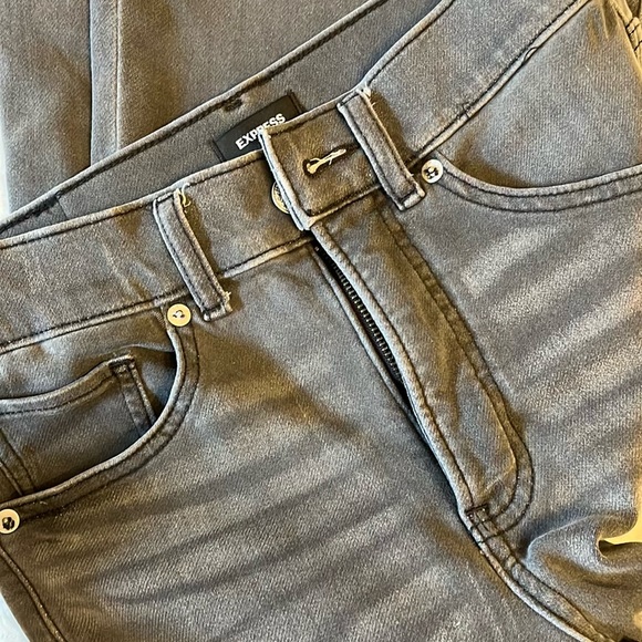 Express | Jeans | Grey Express Flare Jeans | Poshmark